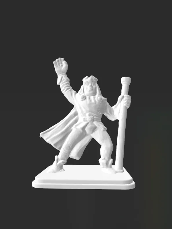 Heroquest Miniature Wizard - Free 3D Print Model - MakerWorld