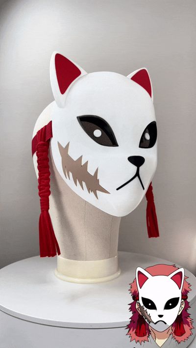 Demon Slayer Mask - Sabito by Allthebuz3D MakerWorld: Download Free 3D ...