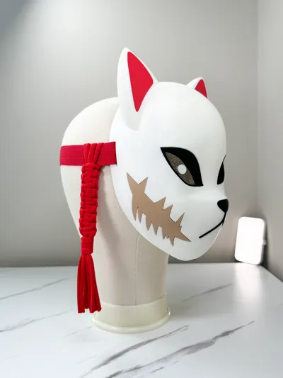 Demon Slayer Mask - Sabito by Allthebuz3D MakerWorld: Download Free 3D ...