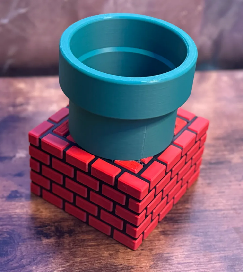 Mario Warp Pipe Self Watering Planter by ARNZI - MakerWorld