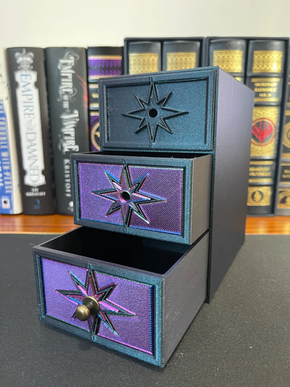 Desktop Bookend Organizer Index Flash Card Storage by Pages & Projects ...