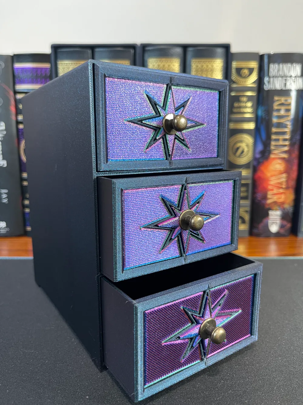 Desktop Bookend Organizer Index Flash Card Storage by Pages & Projects ...