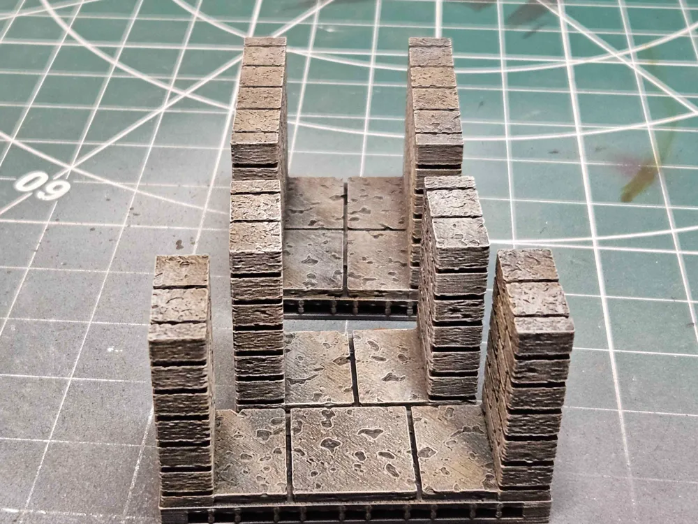 OpenForge Cut Stone Corridors - Free 3D Print Model - MakerWorld