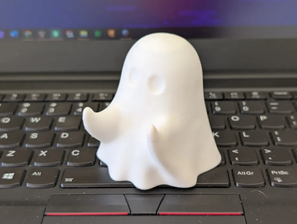 Cute Ghost Phone Holder for Halloween - Free 3D Print Model - MakerWorld