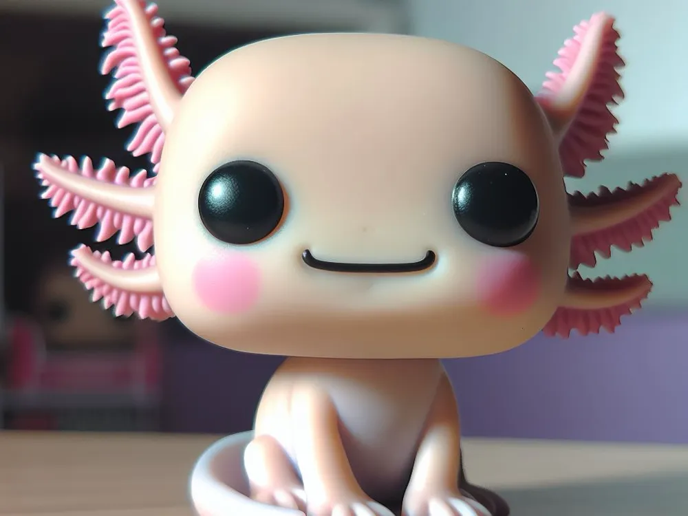 Axolotl Funko Pop - Free 3D Print Model - MakerWorld
