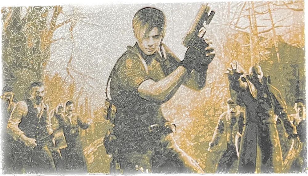 Resident Evil 4 - Hueforge Print by cyanidesugarMakerWorld: Download ...