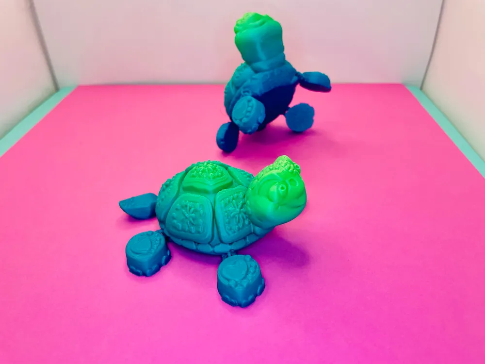 Turtle Flexi Feet Remixed by FunFam3D - MakerWorld