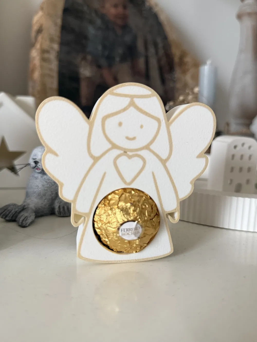 Christmas Moose Star Angel Ferrero Rocher by mieser_schakal MakerWorld ...