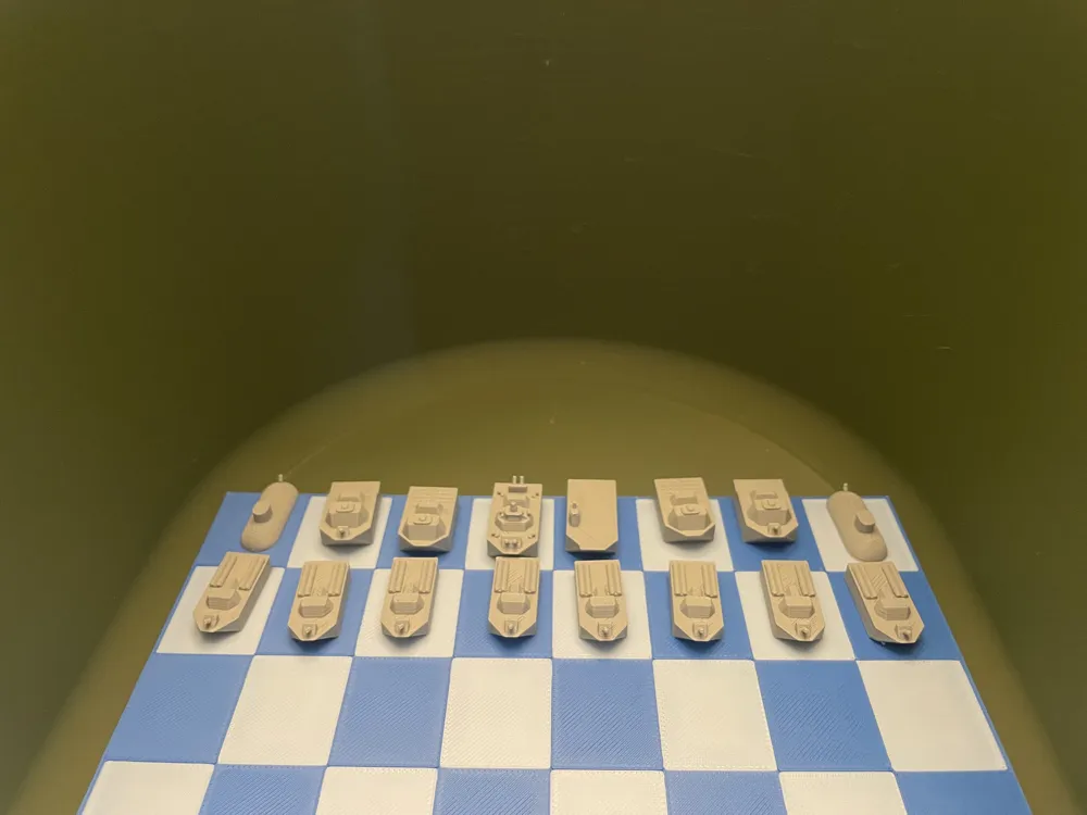 Warship Chess - Modern Seas - Free 3D Print Model - MakerWorld