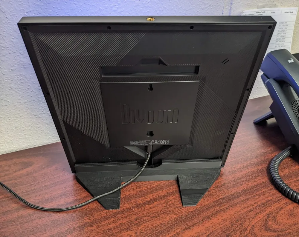 Divoom Pixoo-64 Pixel Art LED Display Corner Stand by HackVector ...