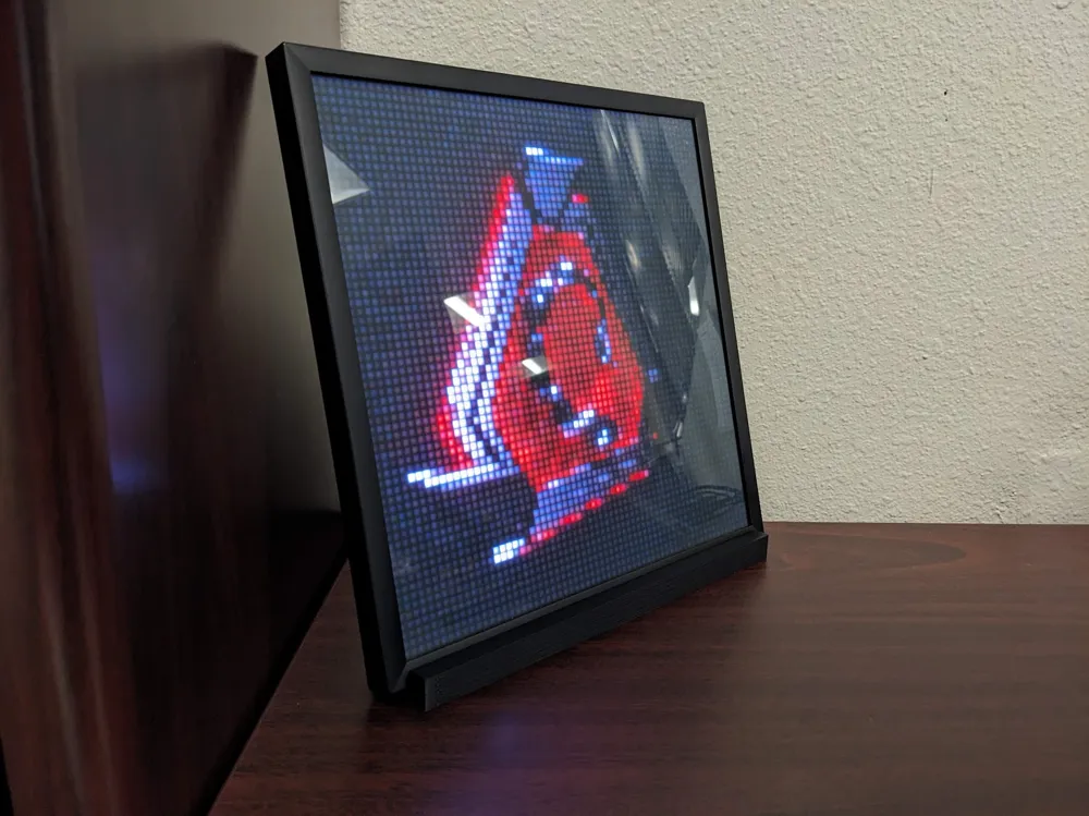 Divoom Pixoo-64 Pixel Art LED Display Corner Stand by HackVector ...