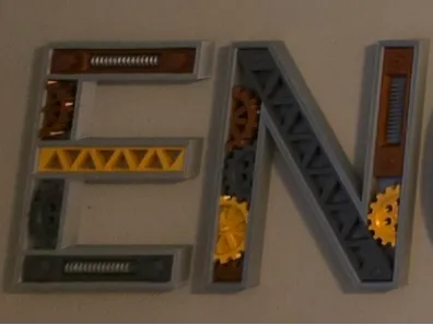 Engineering Alphabet Modular Mechanical Letters - Free 3D Print Model ...