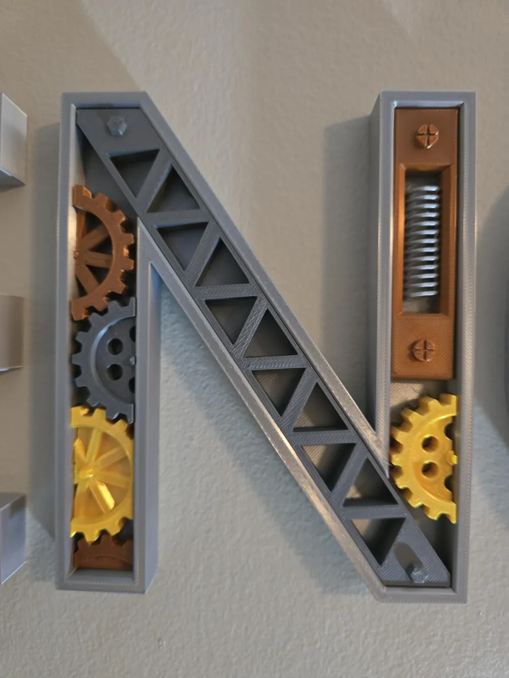 Engineering Alphabet Modular Mechanical Letters - Free 3D Print Model ...