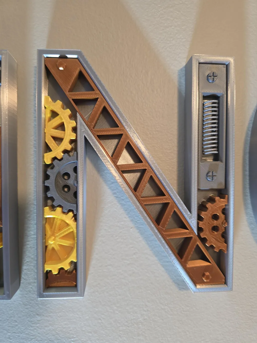 Engineering Alphabet Modular Mechanical Letters - Free 3D Print Model ...