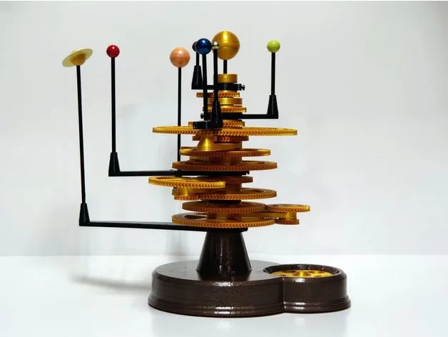 Mechanical Planetarium Solar System Remixed by Diarmond Prints ...