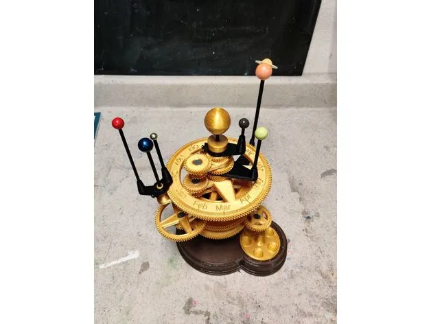 Mechanical Planetarium Solar System Remixed by Diarmond Prints ...