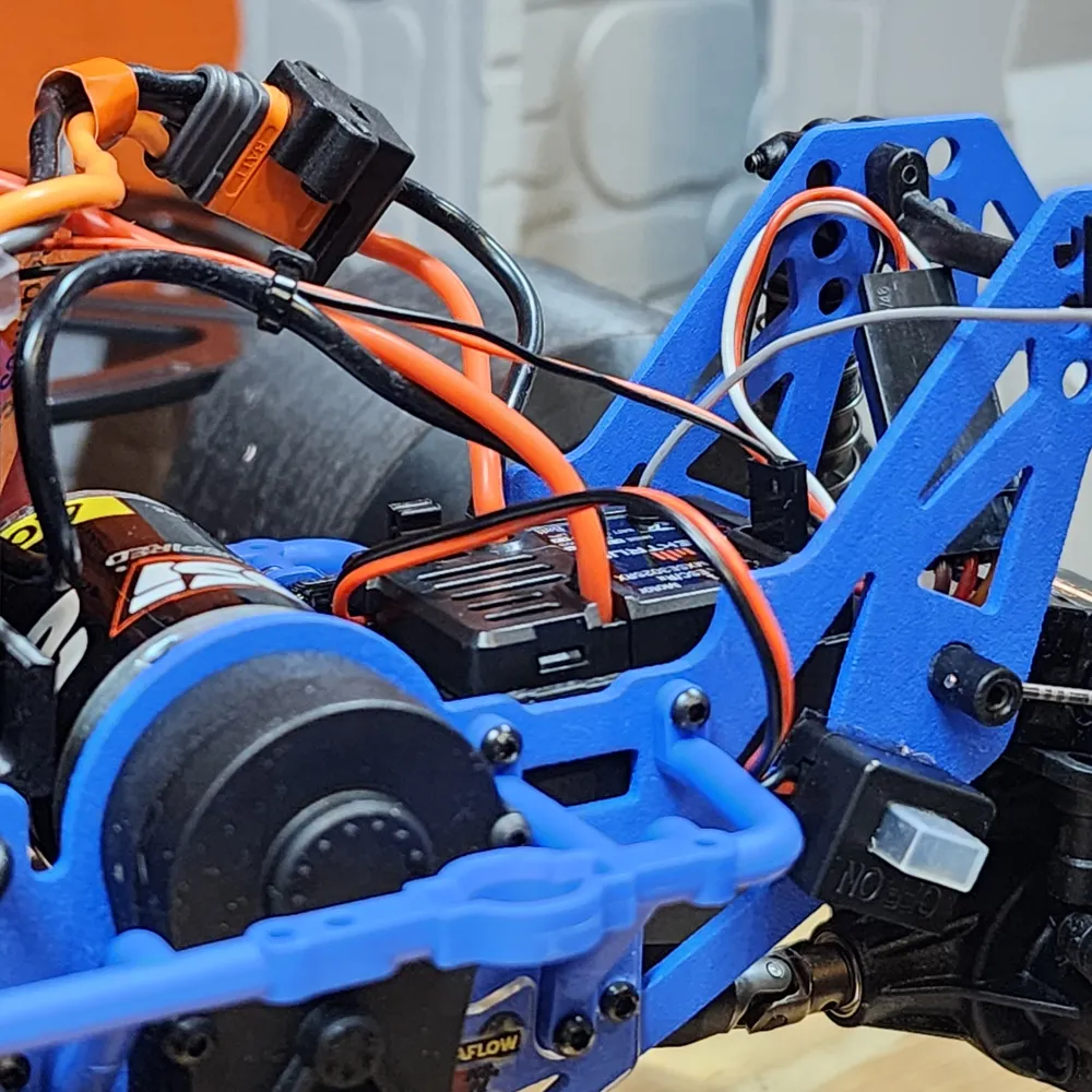 Losi Mini LMT LCG esc mounting tray - Free 3D Print Model - MakerWorld