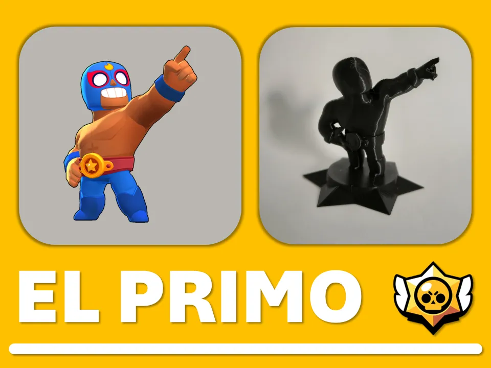 El Primo Brawl Stars figurine by MikeS - MakerWorld