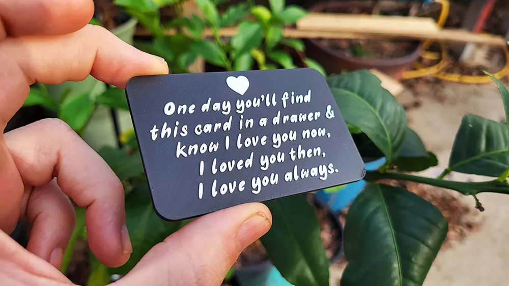 Love Card - Free 3D Print Model - MakerWorld