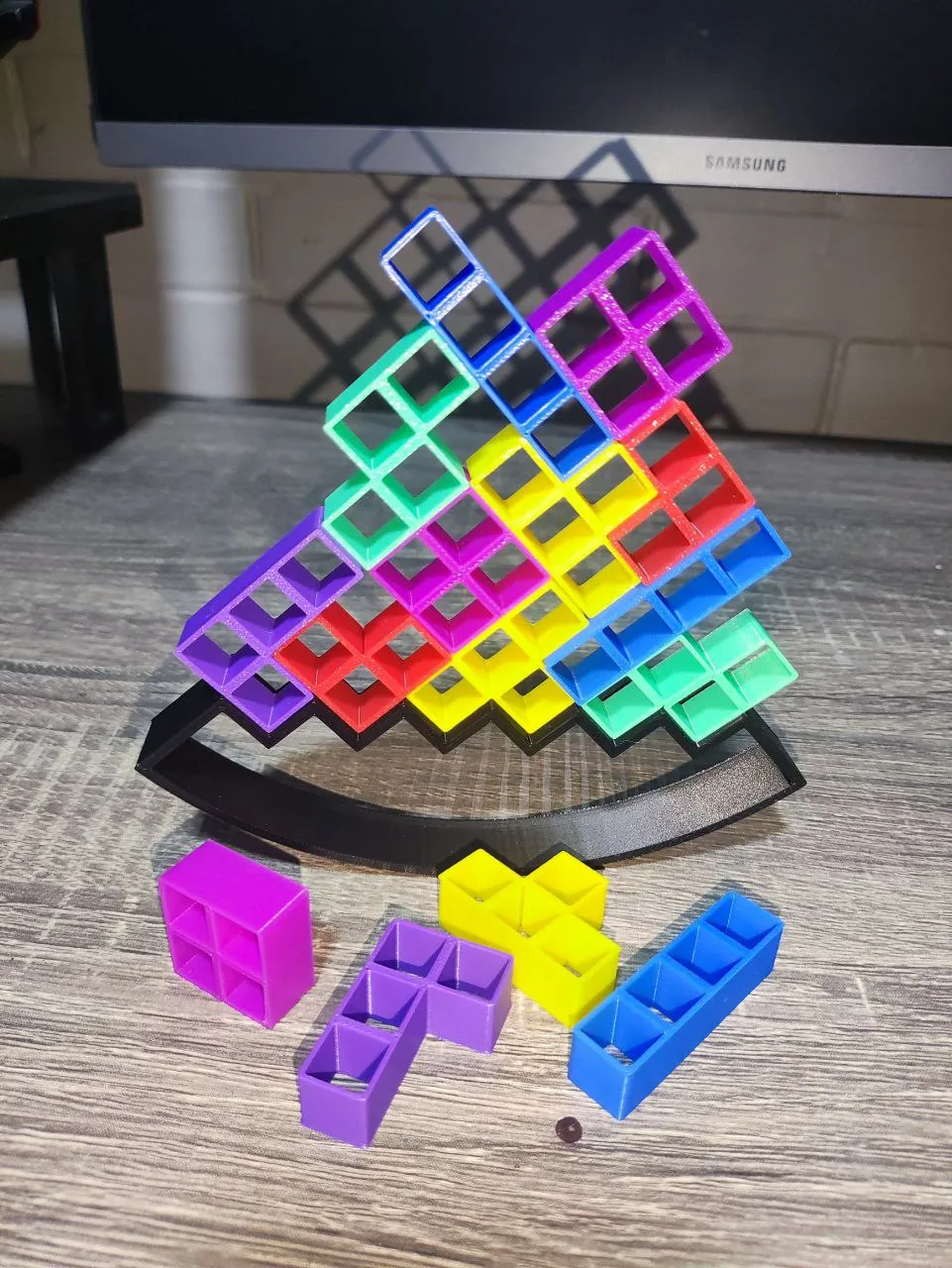 tetris balance - Free 3D Print Model - MakerWorld