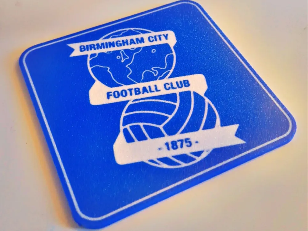 Birmingham City Football Club Coaster by SA3D Designs MakerWorld ...