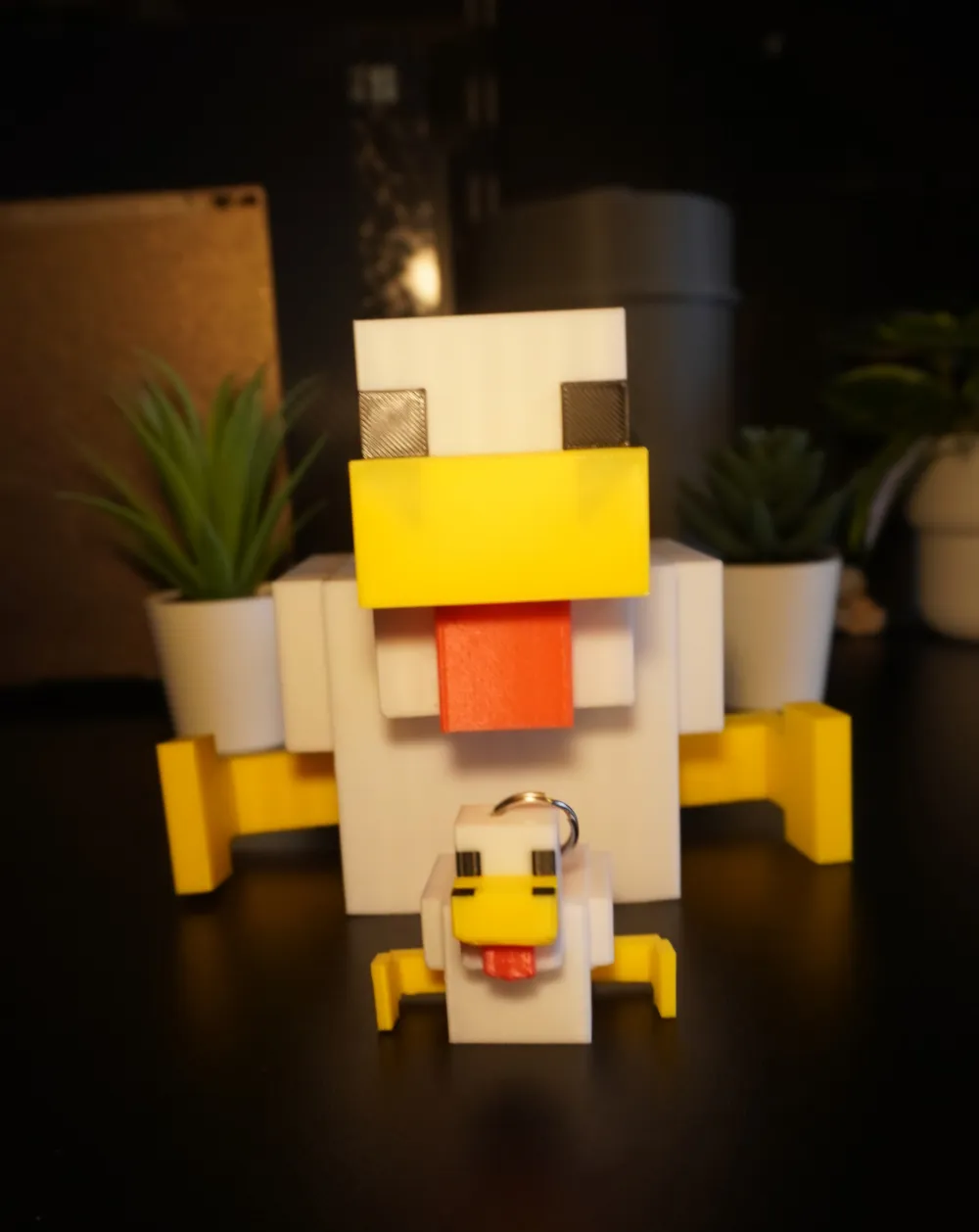 Big Minecraft Chicken by Frezzle MakerWorld: Download Free 3D Models