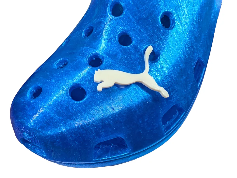 Puma Logo Croc Shoe Charm (Jibbitz) by sidbarret007 - MakerWorld