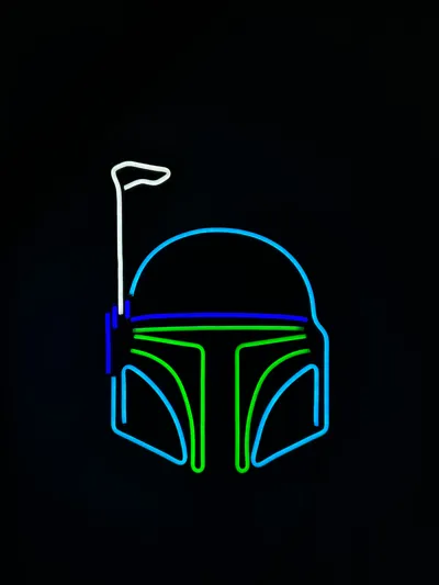 Mando/Boba Fett Neon sign by thingspatprinted - MakerWorld