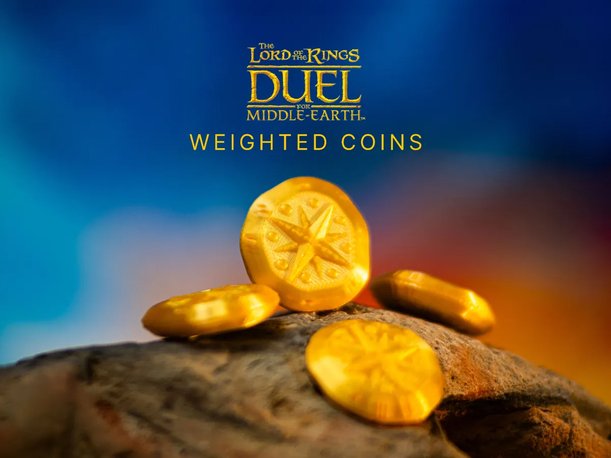 LOTR: Duel for Middle-earth - Weighted Coins - Free 3D Print Model ...