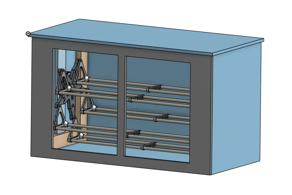 Rotating filament storage cabinet by devonritter4 MakerWorld: Download ...