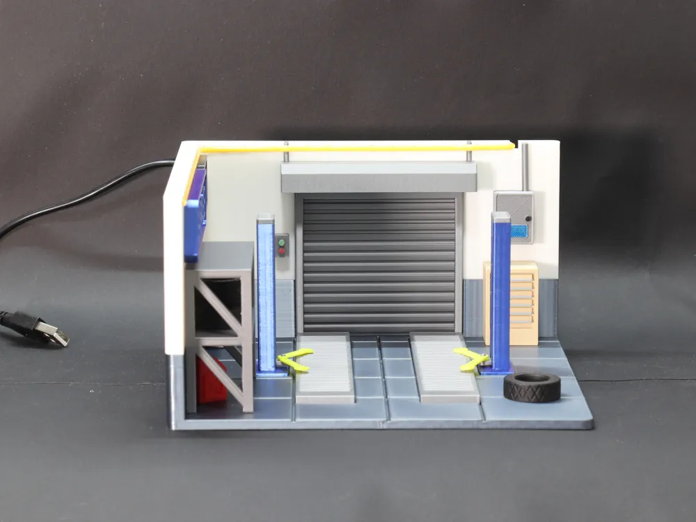 Mini garage (pre-plated, multiple sizes) by 虾七八想 MakerWorld: Download ...