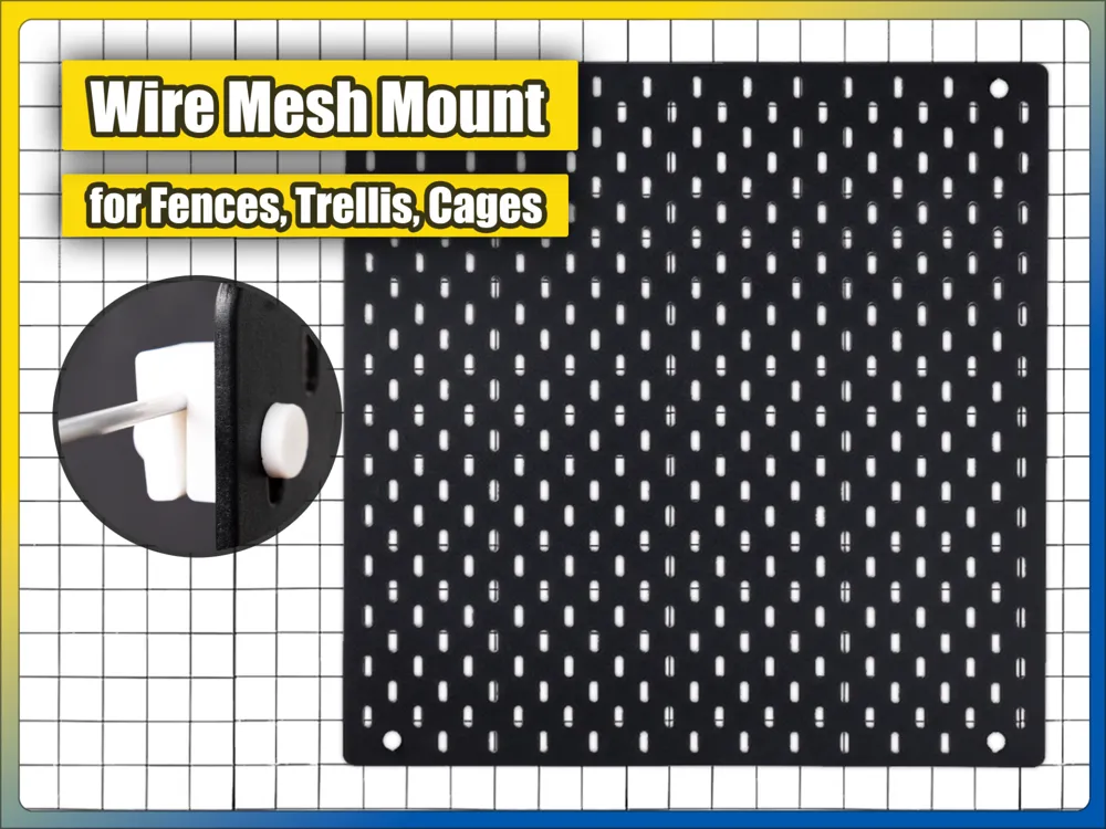 Skadis Wire Mesh Mount by AU3D MakerWorld: Download Free 3D Models