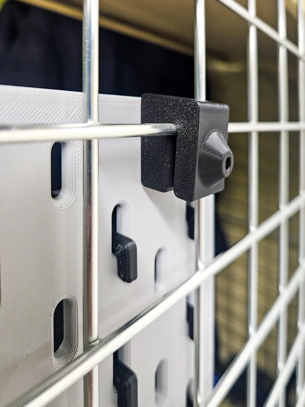 Skadis Wire Mesh Mount by AU3D MakerWorld: Download Free 3D Models