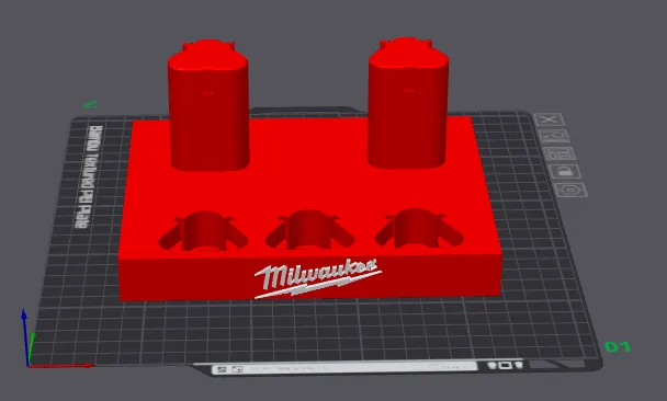 Milwaukee M12 tool holder- 2 tool by jason.dilts - MakerWorld