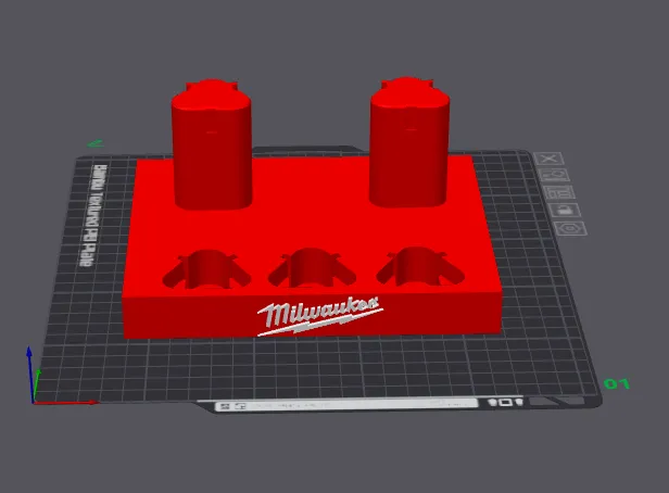 Milwaukee M12 tool holder- 2 tool by jason.dilts - MakerWorld