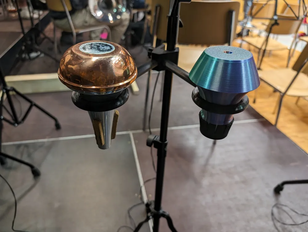 Trumpet Mute Holder by 3DLutz - MakerWorld