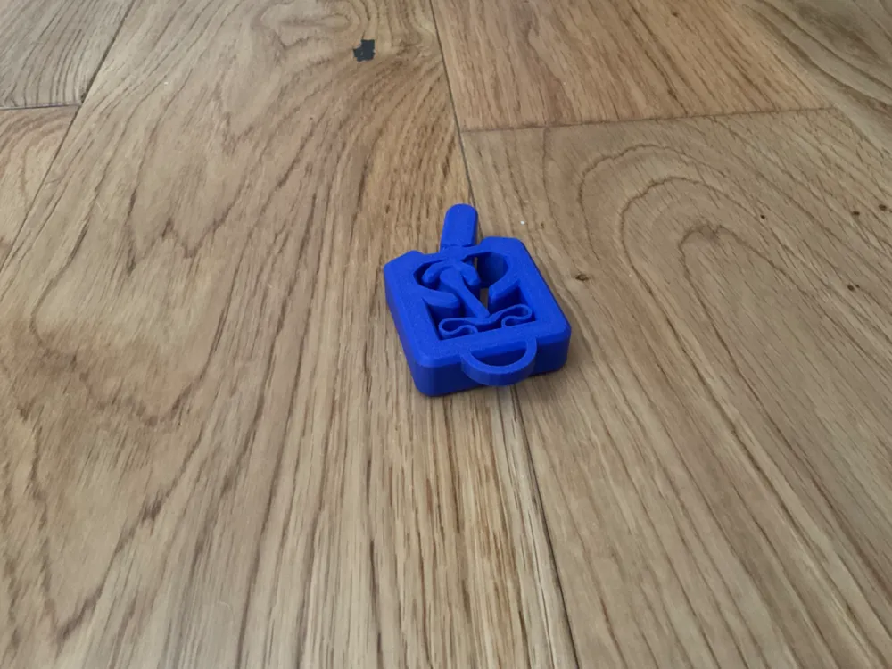 wobble toggle fidget (print in place&key chain) Remixed by Angusko ...