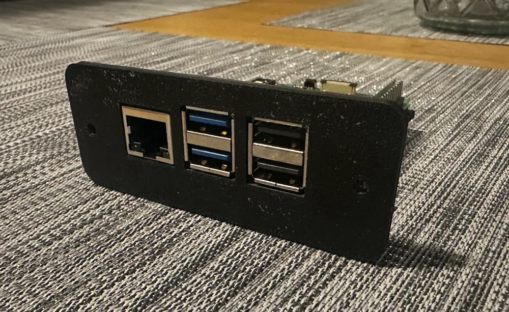 4 Bay Rackmount Raspberry PI 5 Holder by Cabs - MakerWorld