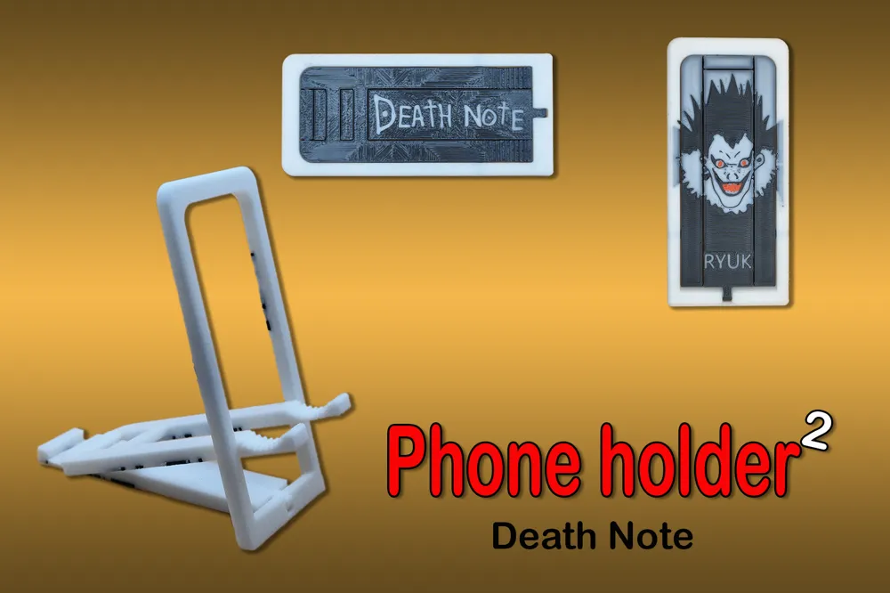 Card phone holder - Death note by DGVeLab MakerWorld: Download Free 3D ...