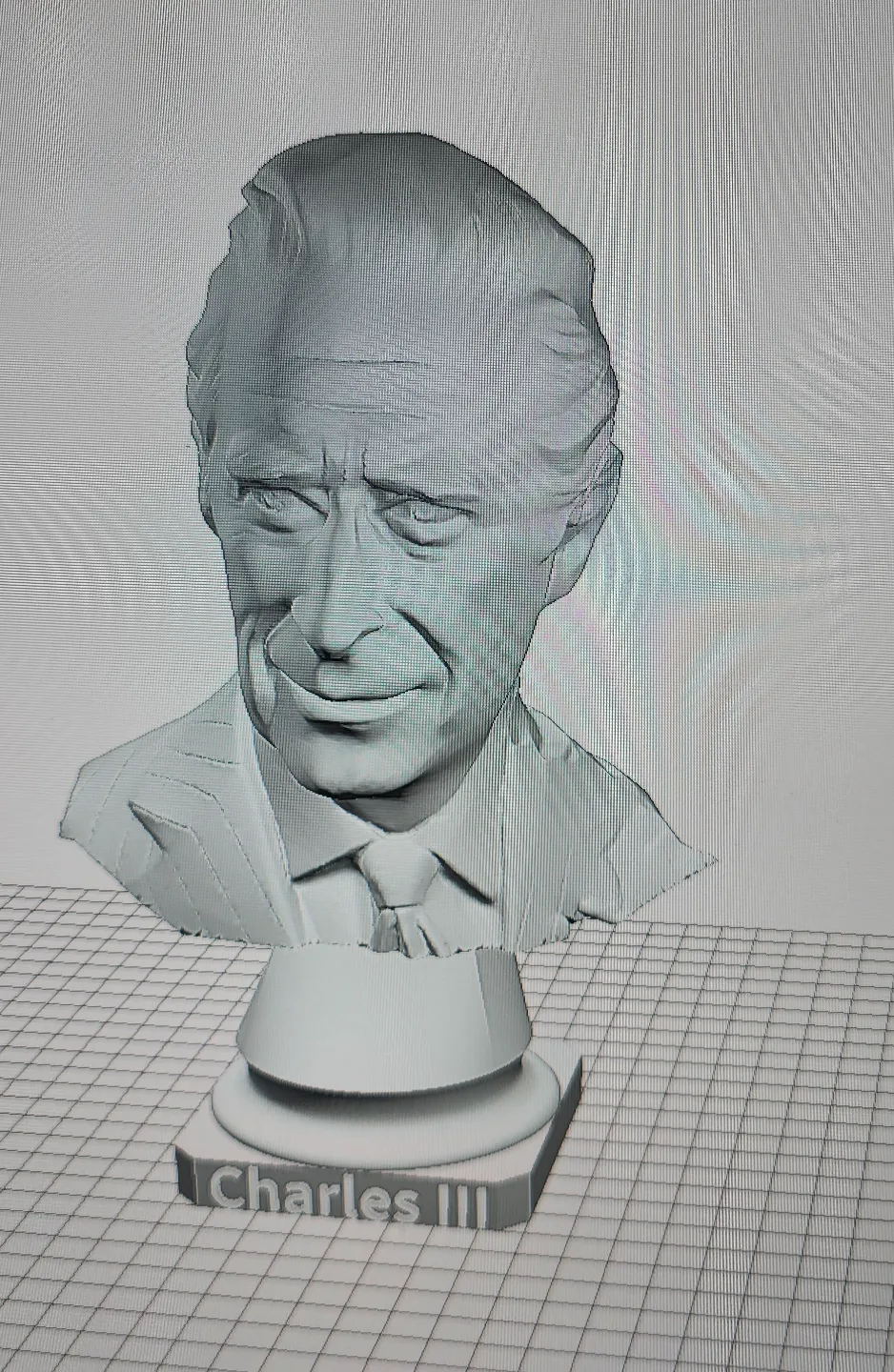 King Charles III Bust by iknowsyafather - MakerWorld