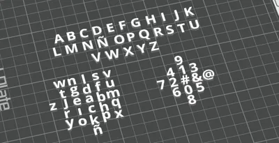 Open Sans | Letters and Symbols by JonK37 - MakerWorld