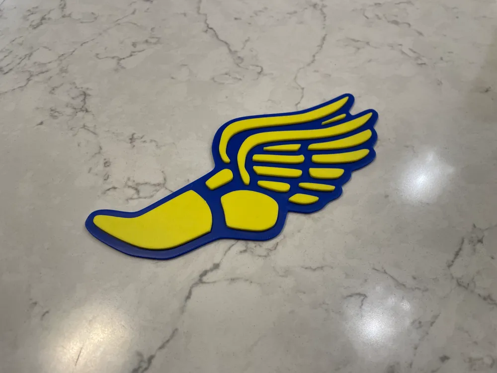 Track/Cross Country Emblem - Free 3D Print Model - MakerWorld