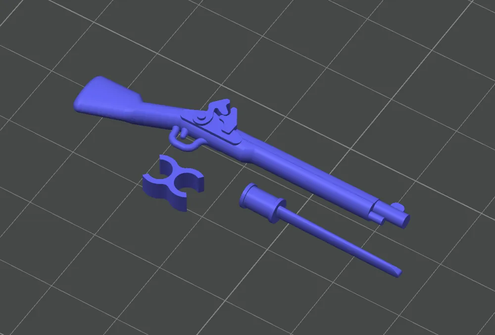LEG0 Minifigure Musket brick by BoringThingsMakerWorld: Download Free ...