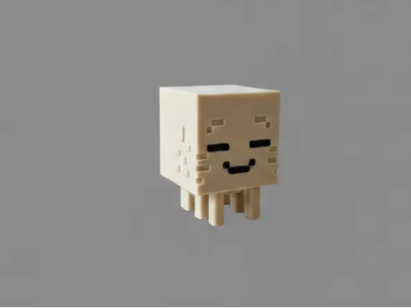 Happy Ghast Keychain - Minecraft Inspired - Free 3D Print Model ...