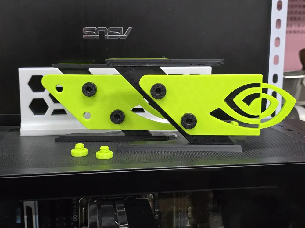 Z-shaped NVIDIA graphics card stand - Free 3D Print Model - MakerWorld