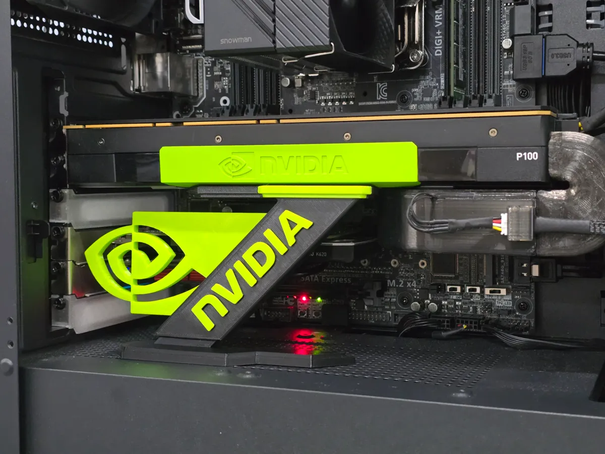 Z-shaped NVIDIA graphics card stand - Free 3D Print Model - MakerWorld