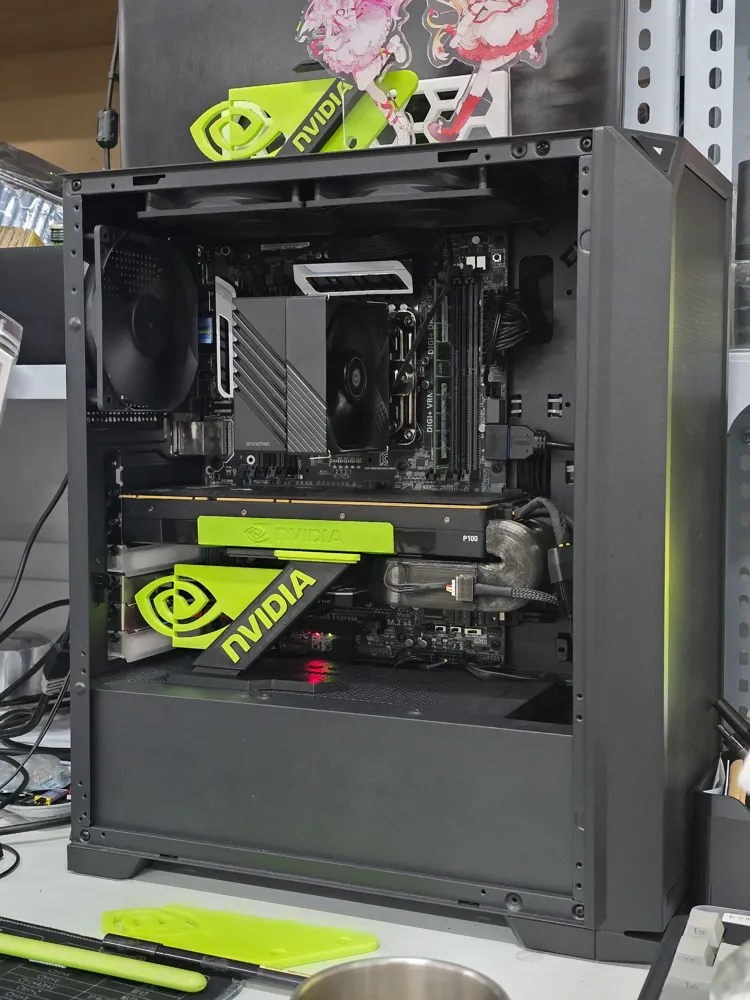 Z-shaped NVIDIA graphics card stand - Free 3D Print Model - MakerWorld