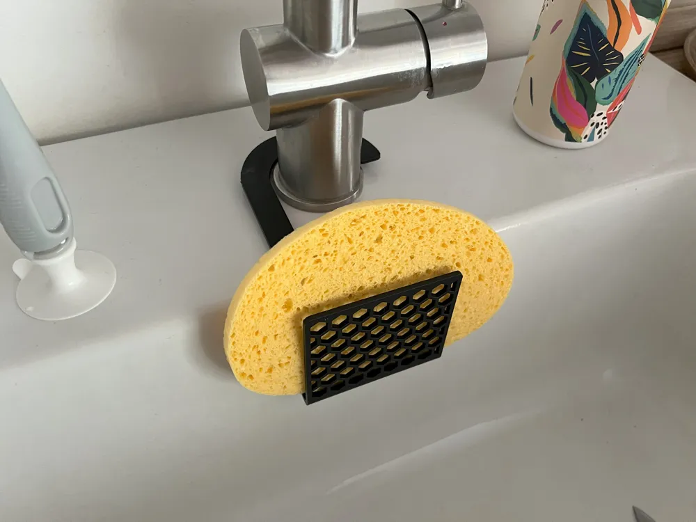 Modern Sponge Holder "honeycomb" by Sir_Stigma - MakerWorld