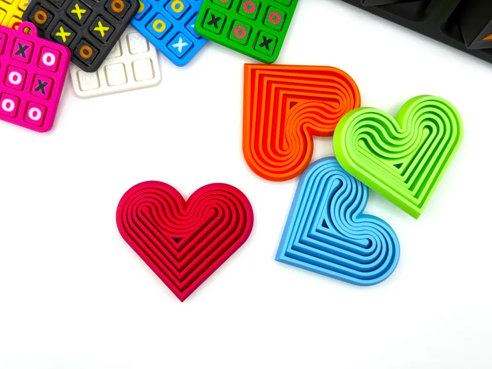 Concentric Heart Fidget by Eternity Labs MakerWorld: Download Free 3D ...
