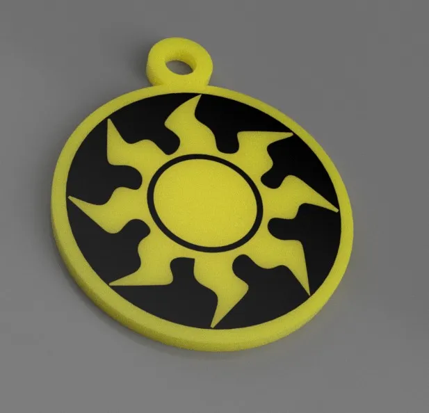 keychain Plains mana - Magic The Gathering Theme by Alexandre Paixao ...